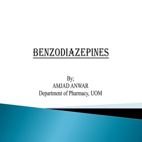 Benzodiazepines; Diazepam | PPTX