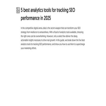5 best analytics tools for tracking SEO performance in 2025.pdf