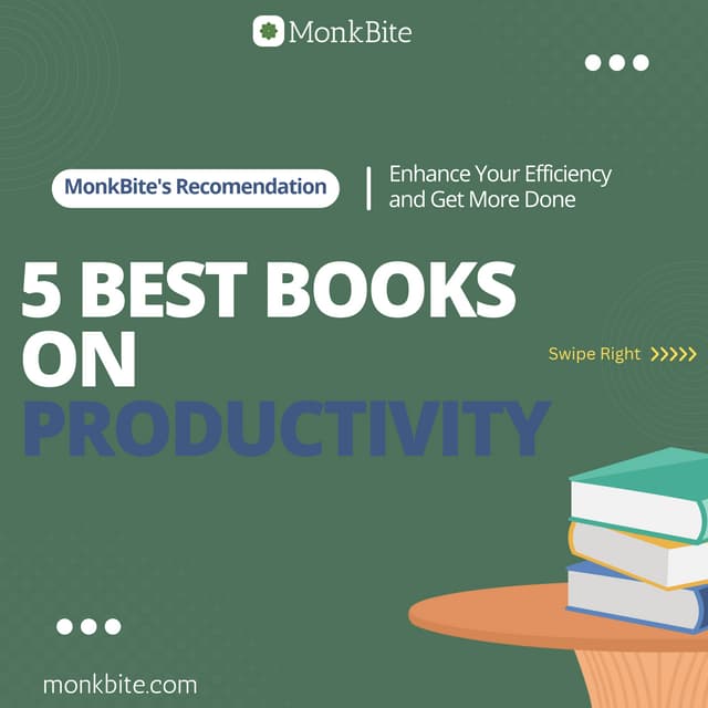 5 Best Books on Productivity Enhance Your Efficiency and Get More Done ...