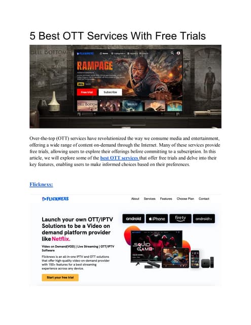 5 Best White Label OTT Platforms | PPT