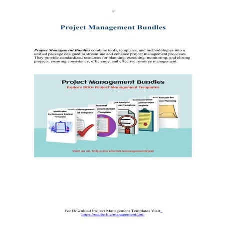 Project Management Documentation Templates.docx