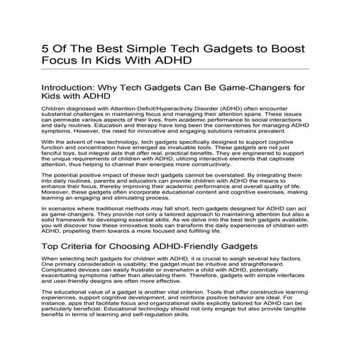 5 Best Tech Gadgets For Kids With ADHD.docx