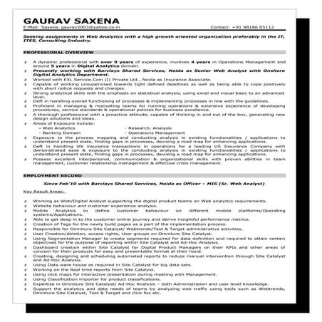 Resume_Gaurav Saxena | DOC