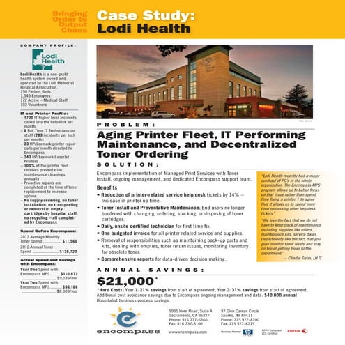 Managed Services Case Study | PDF