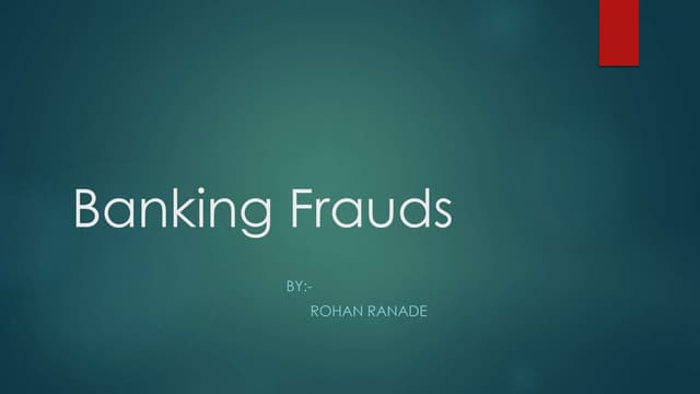 Harshad mehta scam (1992) | PPTX