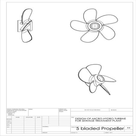 5 bladed propeller | PDF