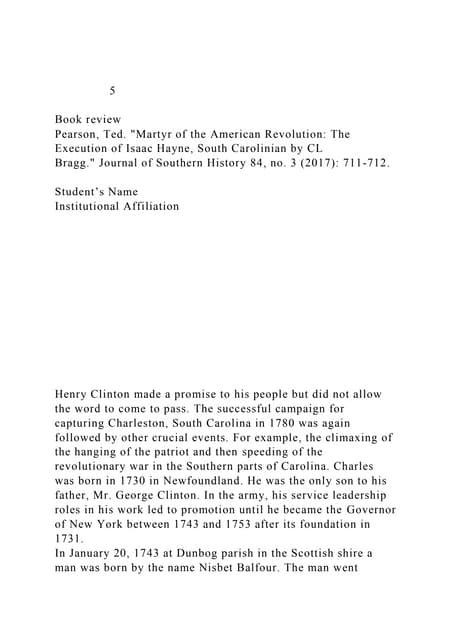 Chicago Sample Paper | PDF