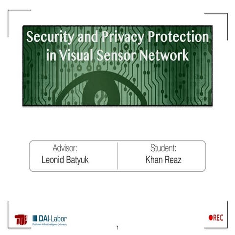 Security and Privacy in Visual Sensor Network | PDF