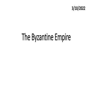 World history Byzantine Empire grade 10.pptx | Religion & Spirituality