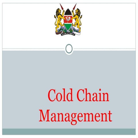 5c - Cold Chain Mx - Epidem II.ppt of vaccines | PPT