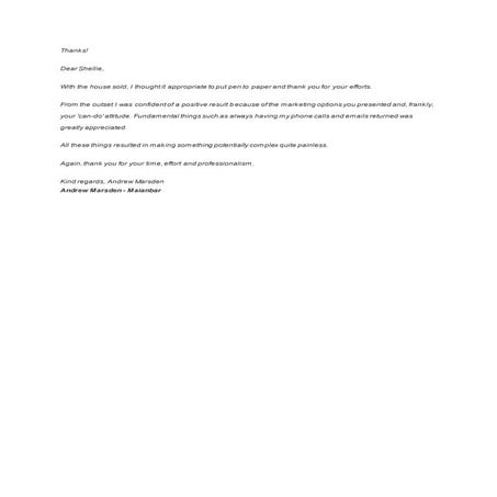 Andrew Marsden Thanks | DOCX