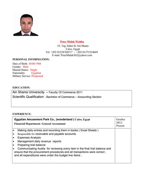 SAMY CV | PDF