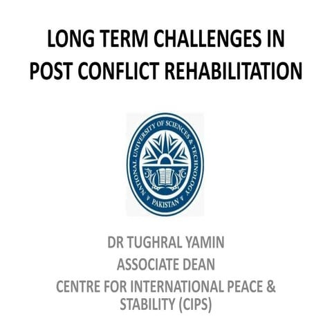 post conflict rehab | PPTX