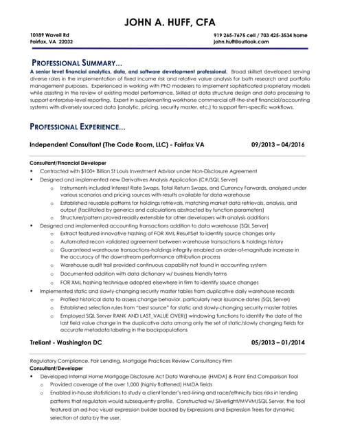 Resume Matrix | PPT
