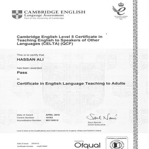 celta certificate | PDF
