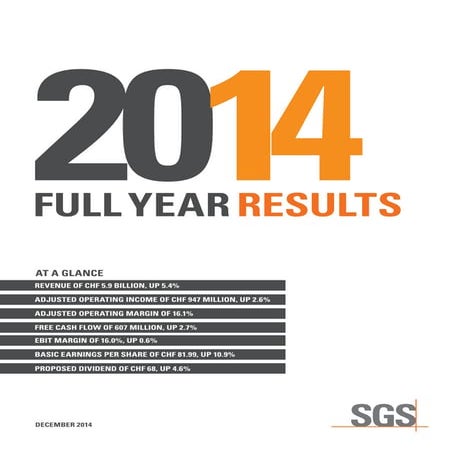 SGS_CC_Full_Year_Results_2014_EN | PDF