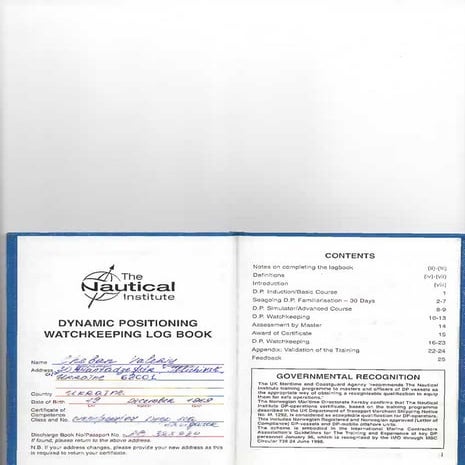 V.Cheban - NI DP Log Book | PDF