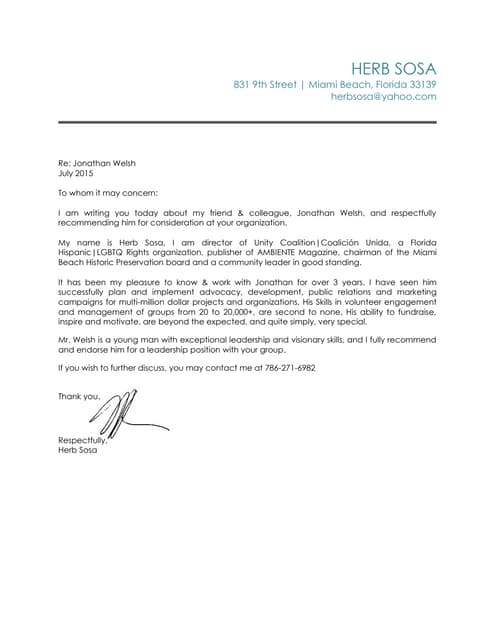 Dr. Goodrich recommendation letter | PDF