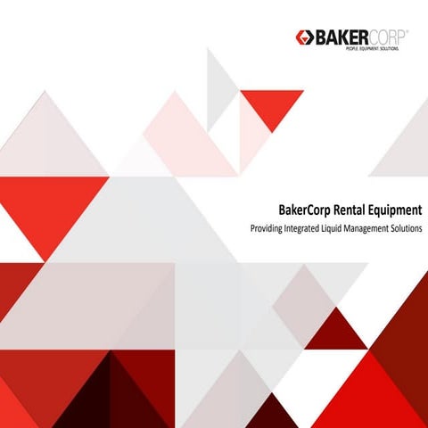 Baker Corp Product Information | PDF