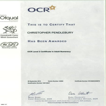 Adult Numeracy | PDF