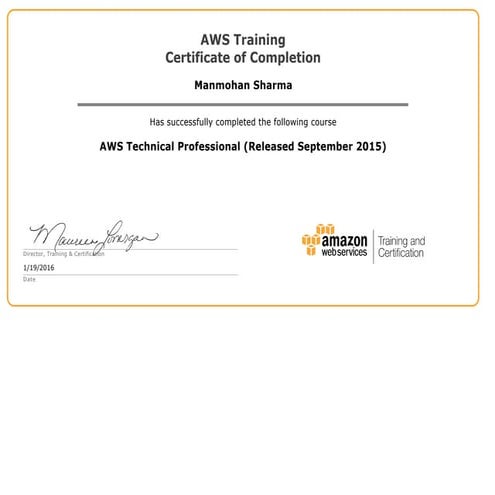 AWS-certificate | PDF