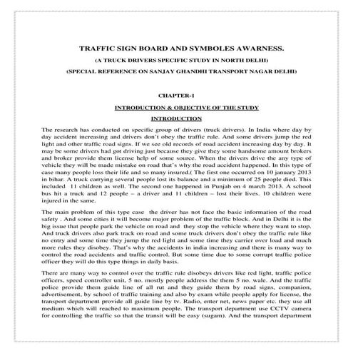 Traffic Signs | PPTX