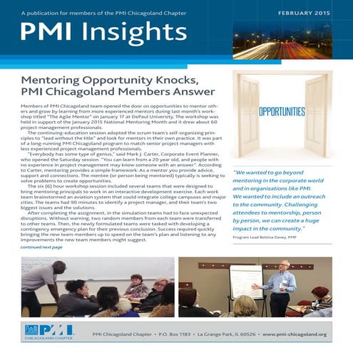 PMI Insights - February 2015 | PDF