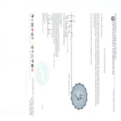 Daniel Ordain Letter | PDF