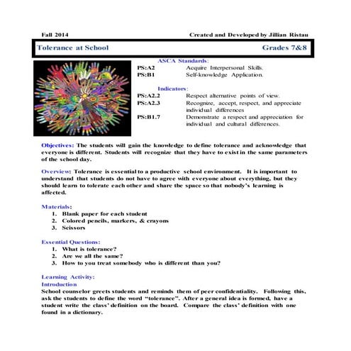 ToleranceLesson | DOCX