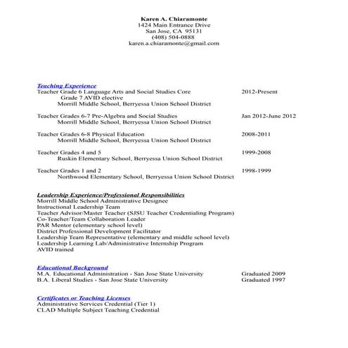 KC Resume LinkedIn | DOC