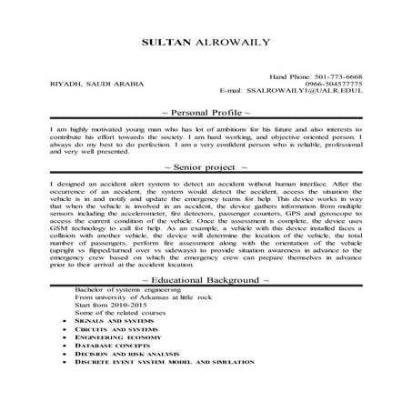 sultan resumee (1) | DOCX