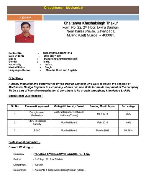 RESUME_CHAITANYA THAKUR | PDF RESUME_CHAITANYA THAKUR | PDF
