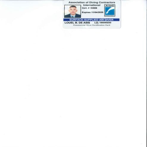 ADCI CARD | PDF