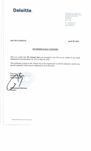 London internship reference letter | PDF