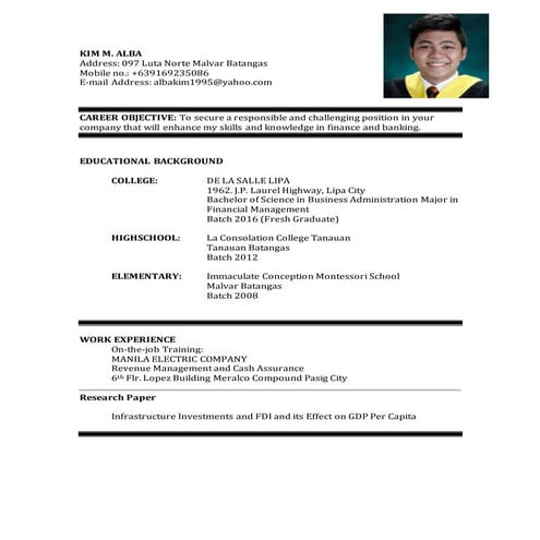 KIM ALBA CV | DOCX