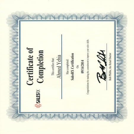 Customer Service Certificate | PDF