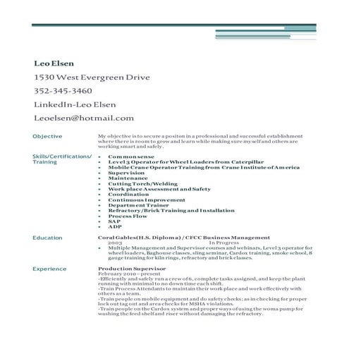 Christopher Holleran Resume 1 | DOCX