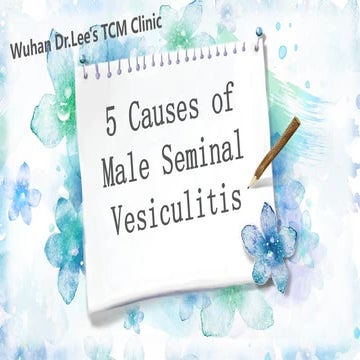 5 causes of male seminal vesiculitis | PDF