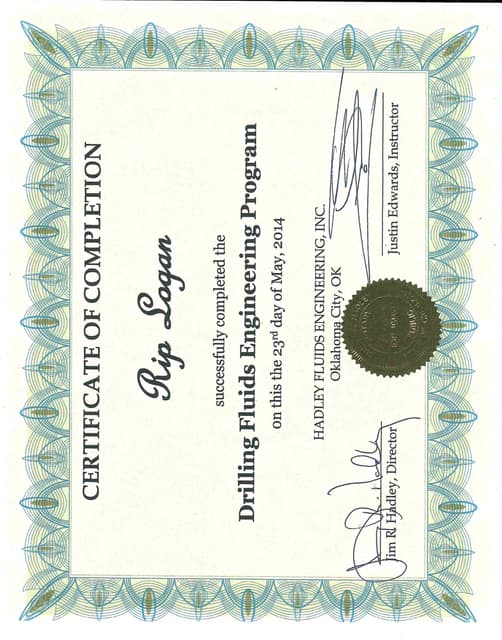 Wild Well Control Cert - Logan | PDF