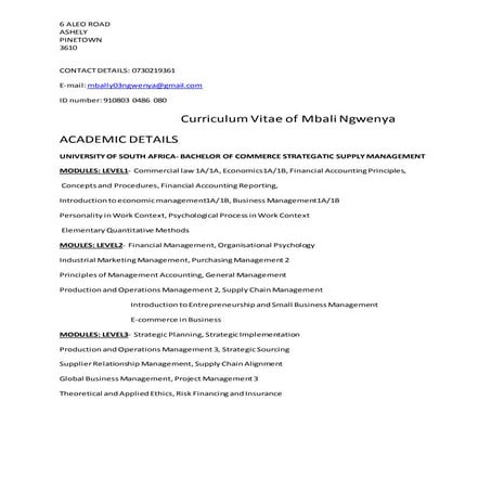 my baby PURITY CV (3) | PDF