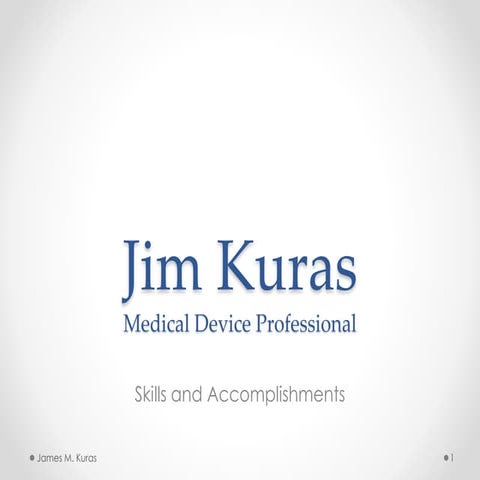 Jim Kuras Professional Accomplishments 2015 | PPT