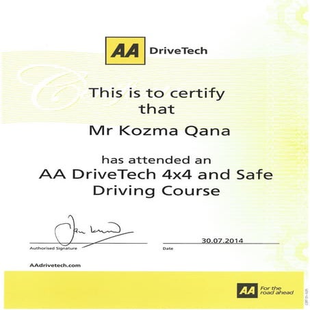 AA Drive Tech | PDF