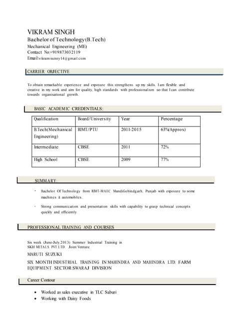 My Resume final infosys(border photo) | DOCX