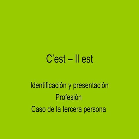 5 C’Est – Il Est | PPS