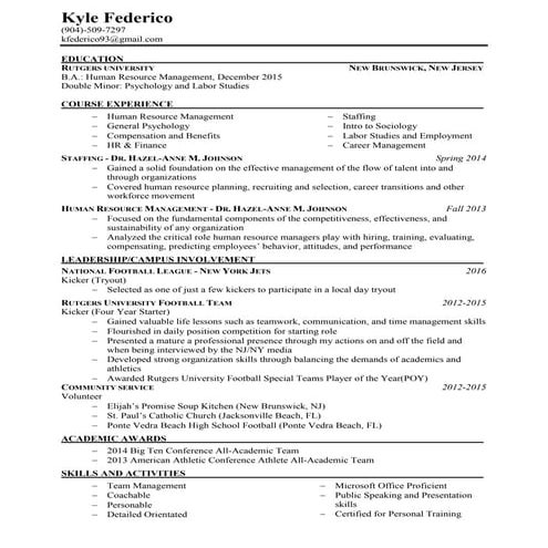 Official Resume -2016 | DOCX