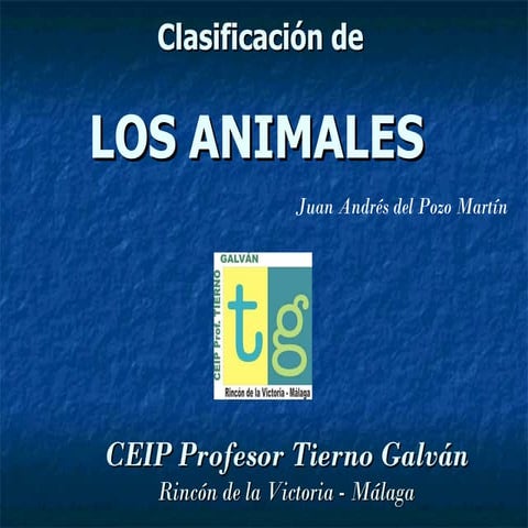 5º Clasificación de los animales | PPT