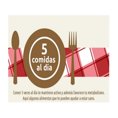 5 COMIDAS AL DÍA PARA CUIDAR TU SALUD Y CUERPO | PDF