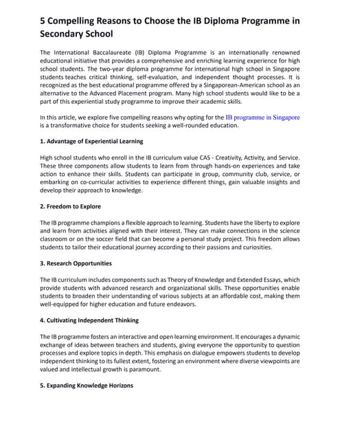 Understanding the Merits of the IB Diploma Program.pptx