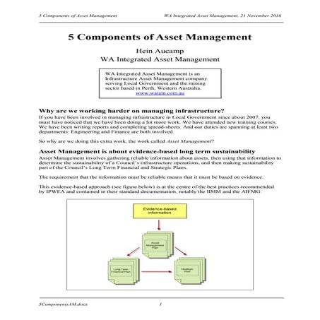 5 Components of Asset Management | PDF
