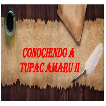 La revolución de Túpac Amaru II | DOCX